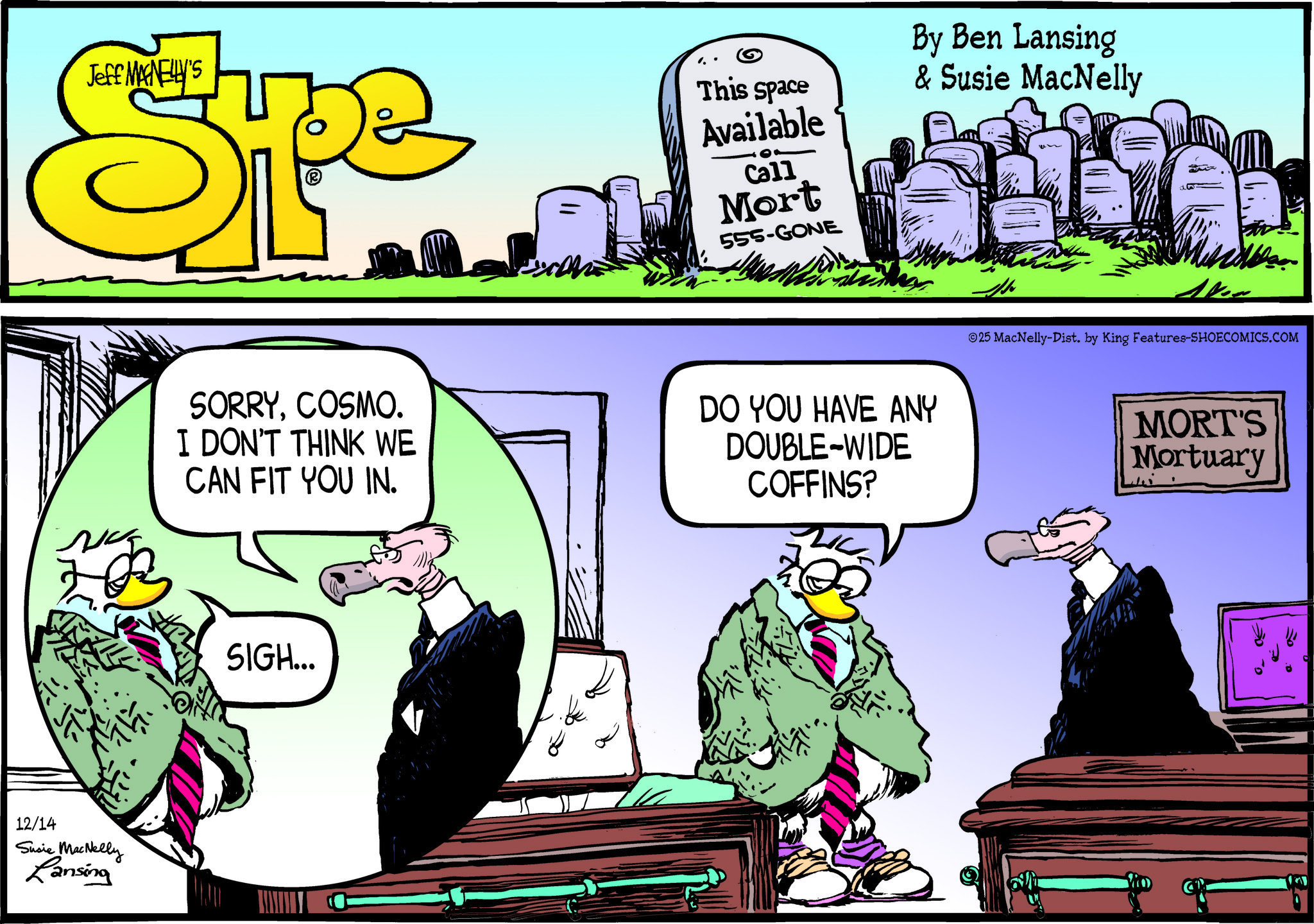 Shoe Comic Strip 2025-12-14 | Comics Kingdom
