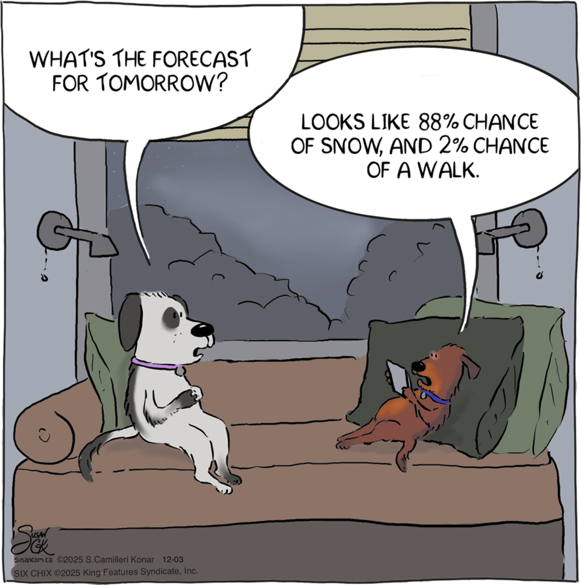 Six Chix Comic Strip 2025-12-03 | Comics Kingdom