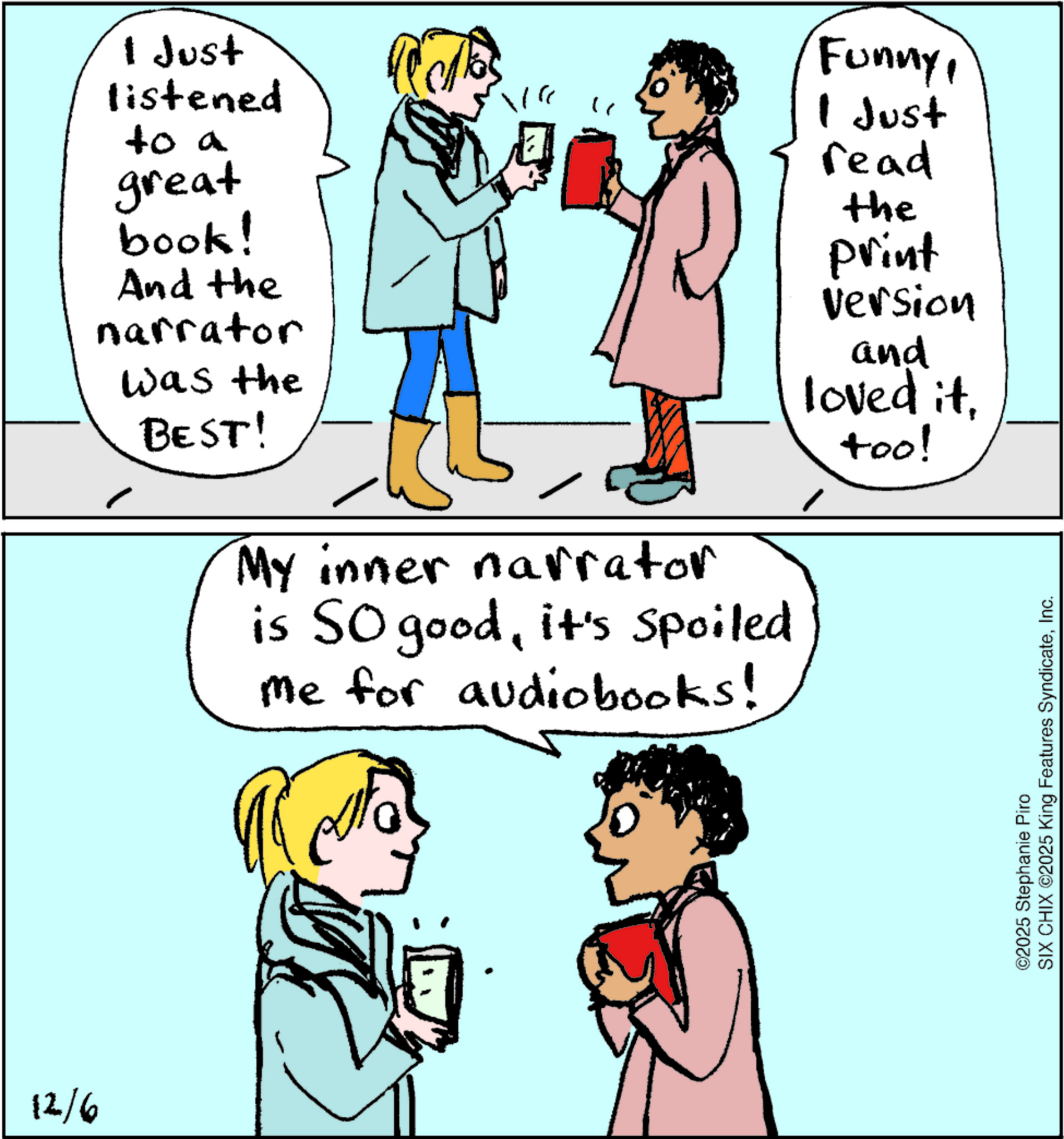 Six Chix Comic Strip 2025-12-06 | Comics Kingdom