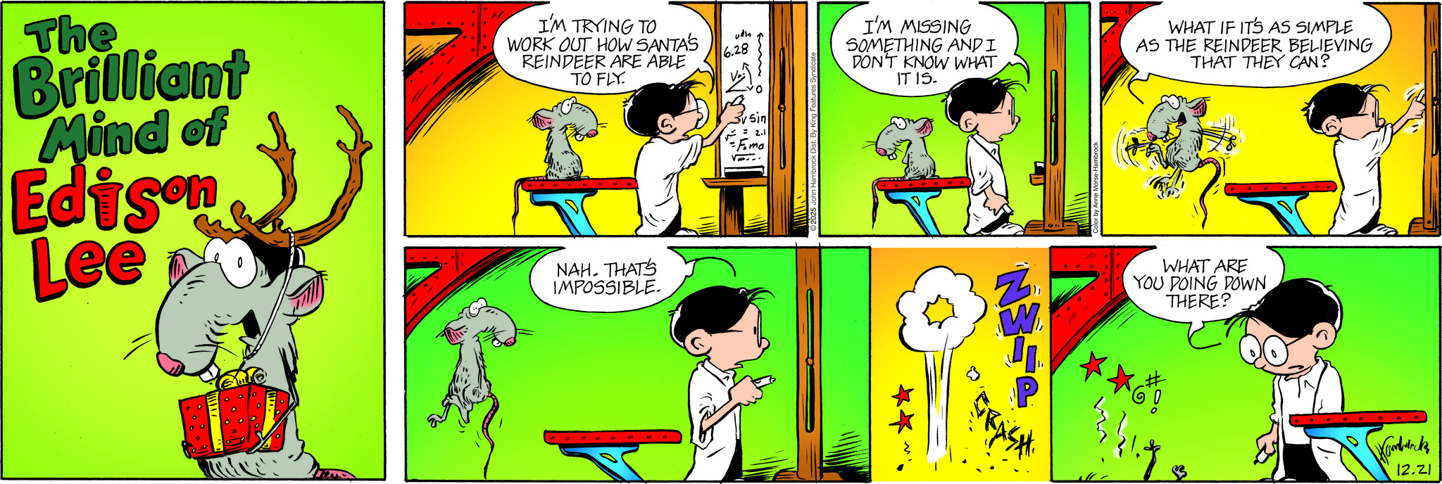 The Brilliant Mind Of Edison Lee Comic Strip 2025-12-21 | Comics Kingdom