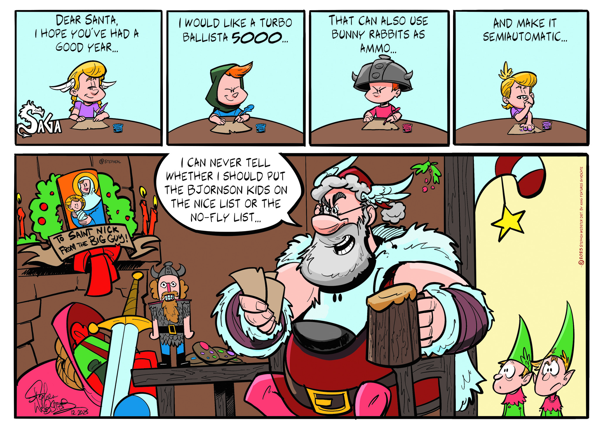 The Saga of Brann Bjornson Comic Strip 2025-12-21 | Comics Kingdom