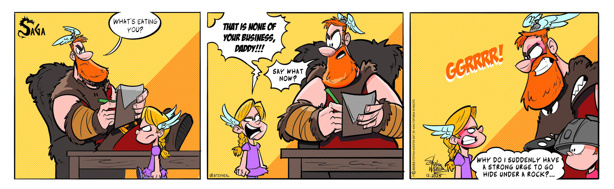 The Saga of Brann Bjornson Comic Strip 2025-12-02 | Comics Kingdom
