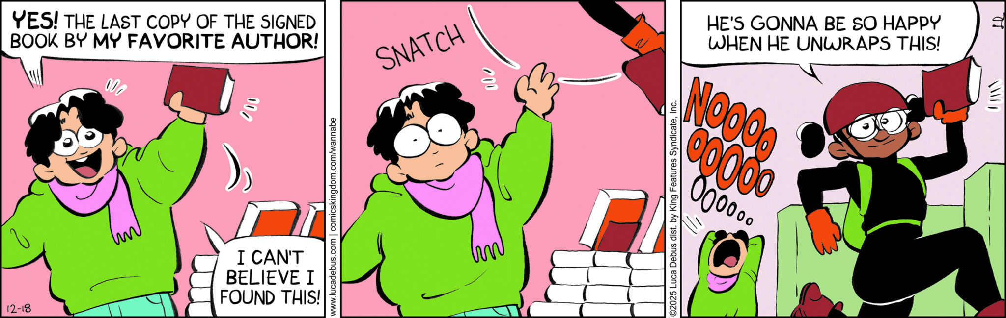 Wannabe Comic Strip 2025-12-18 | Comics Kingdom