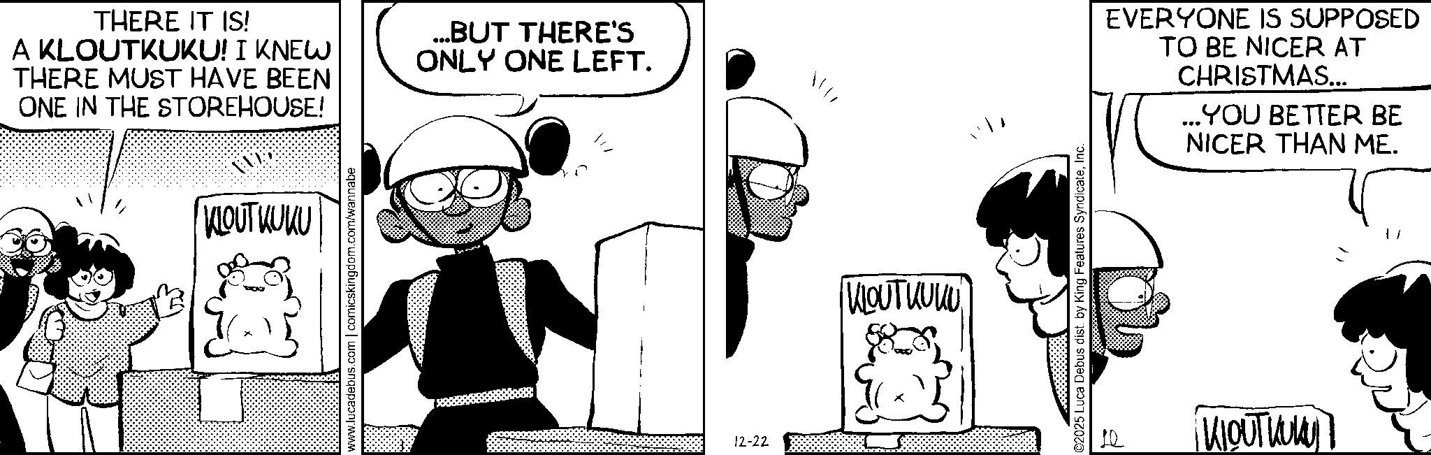 Wannabe Comic Strip 2025-12-22 | Comics Kingdom