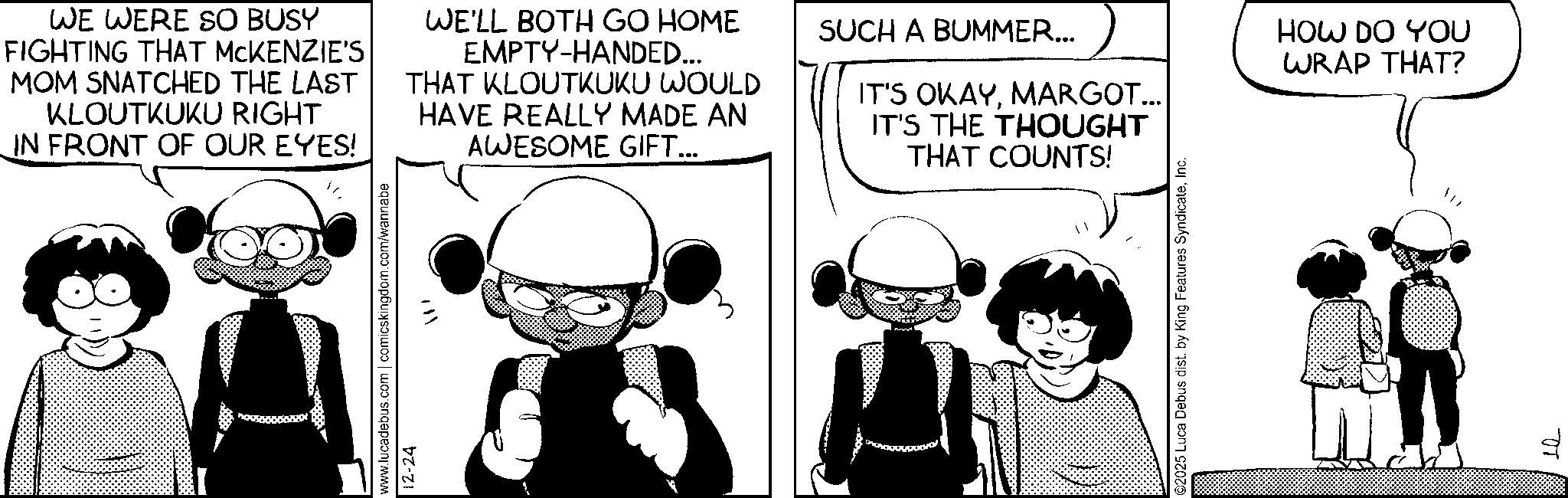 Wannabe Comic Strip 2025-12-24 | Comics Kingdom