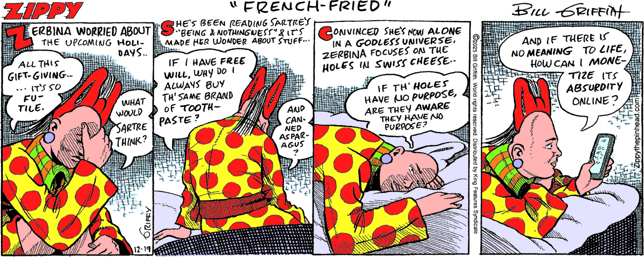 Zippy The Pinhead Comic Strip 2025-12-19 | Comics Kingdom