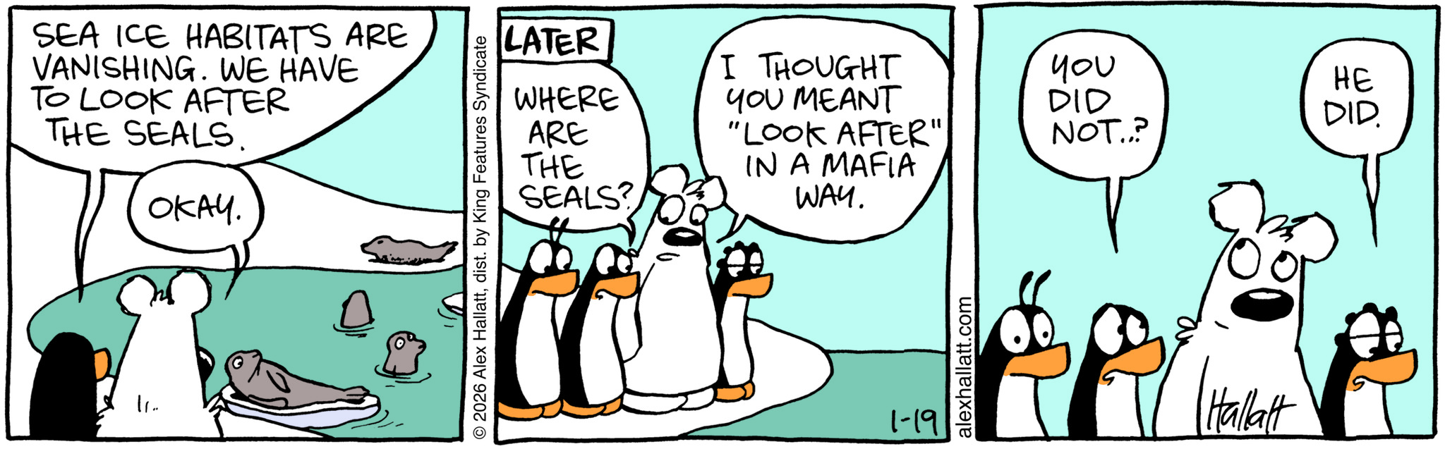 Arctic Circle Comic Strip 2026-01-19 | Comics Kingdom