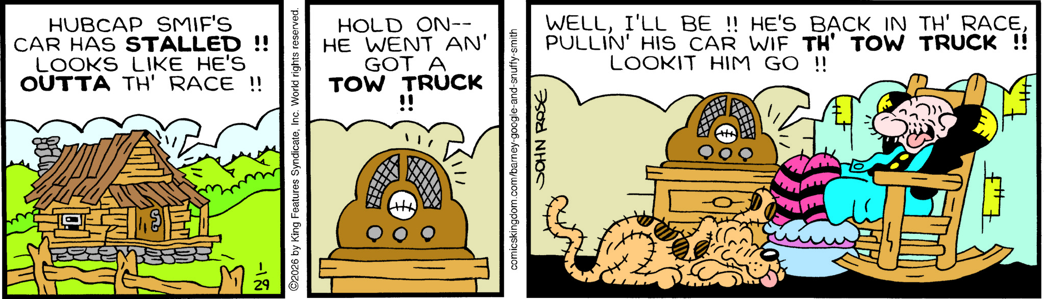 Barney Google And Snuffy Smith Comic Strip 2026-01-29 | Comics Kingdom