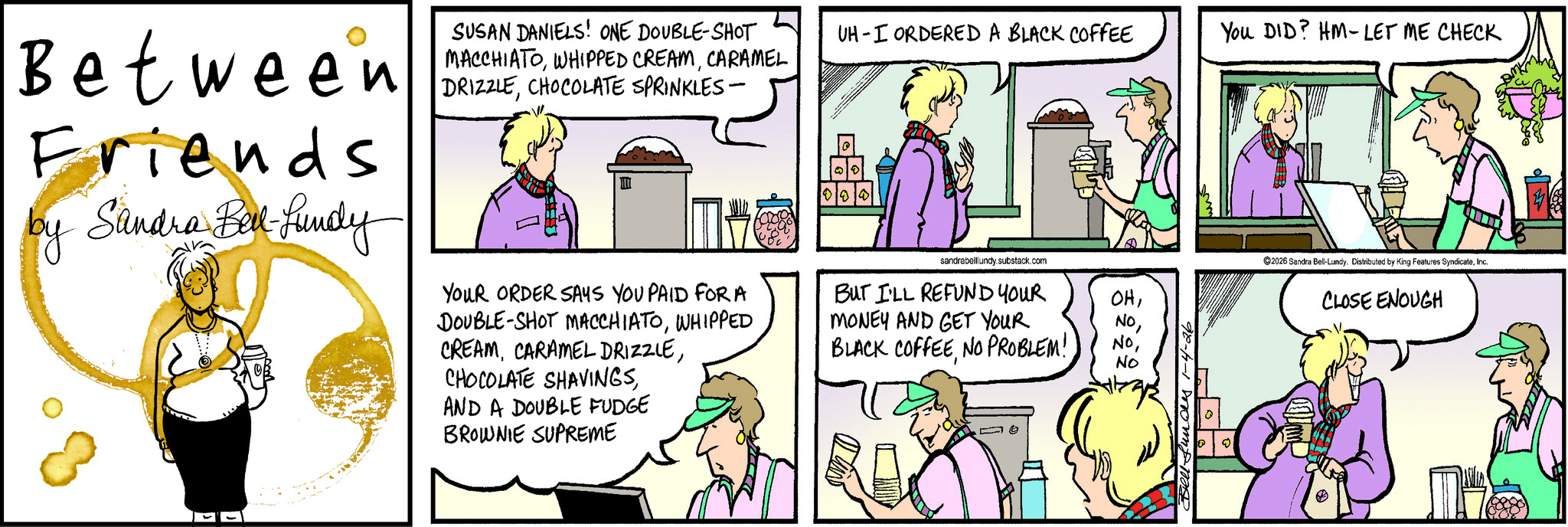 Between Friends Comic Strip 2026-01-04 | Comics Kingdom