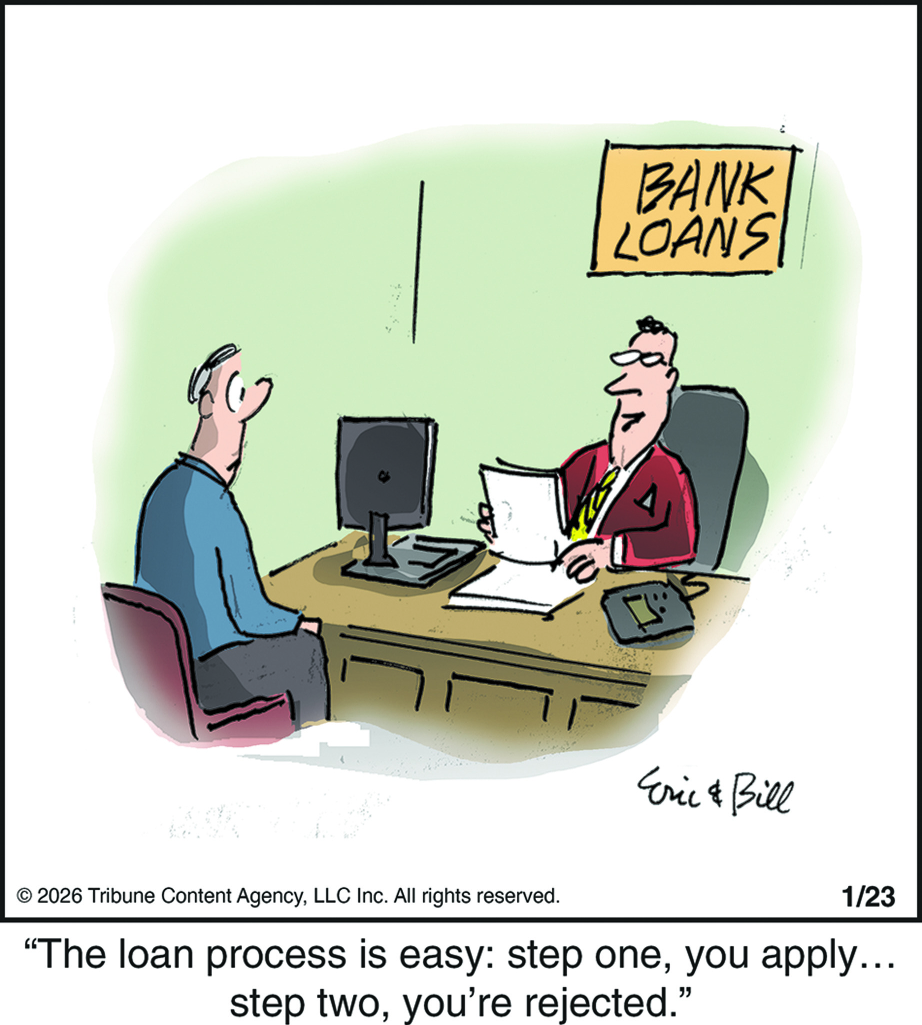 Bottom Liners Comic Strip 2026-01-23 | Comics Kingdom