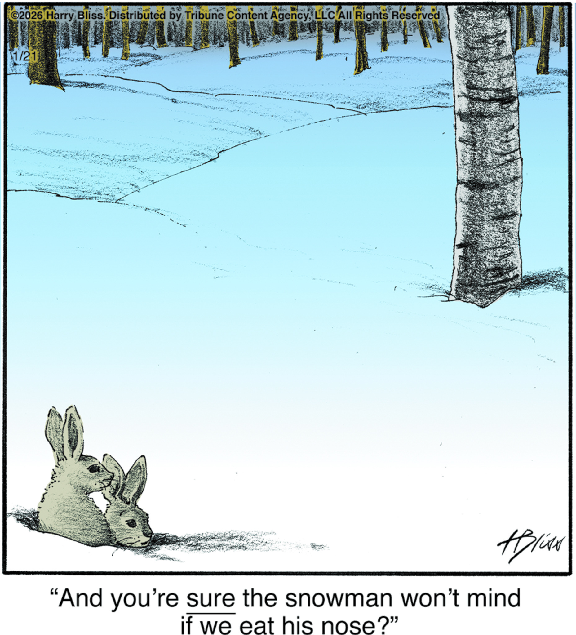 Bliss Comic Strip 2026-01-21 | Comics Kingdom