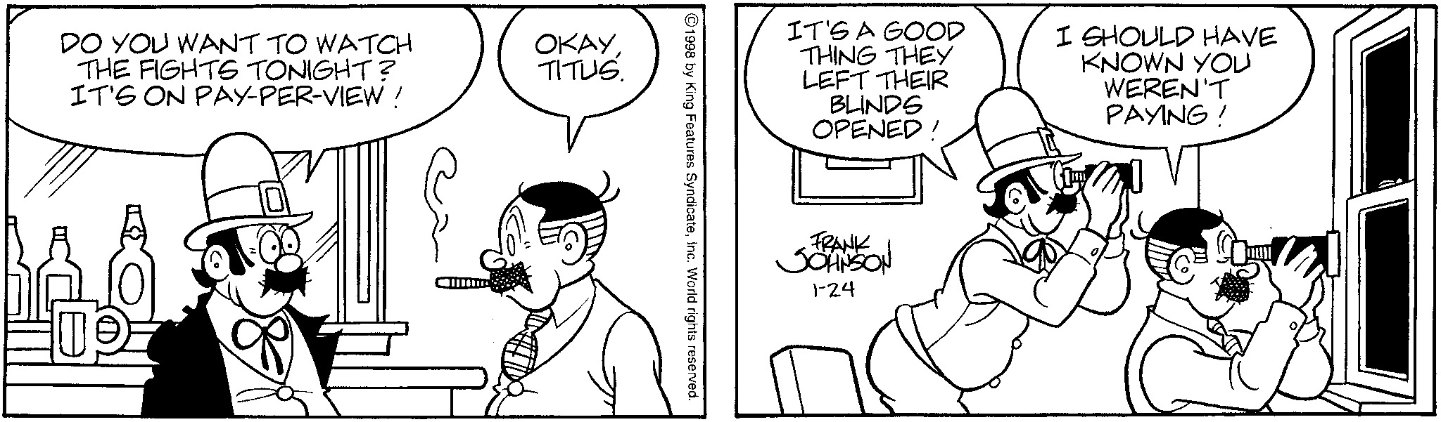 Bringing Up Father Comic Strip 2026-01-24 | Comics Kingdom