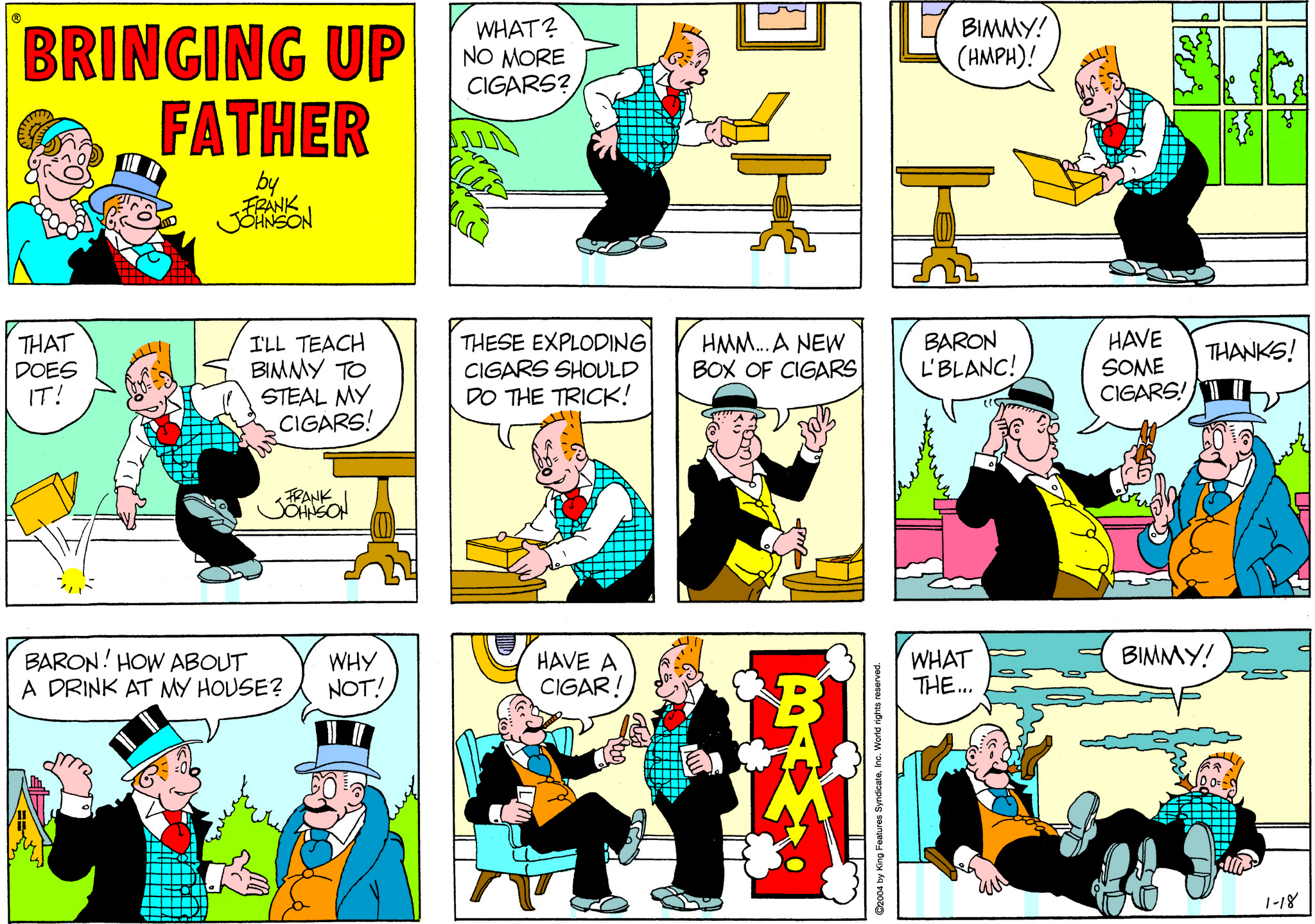 Bringing Up Father Comic Strip 2026-01-18 | Comics Kingdom