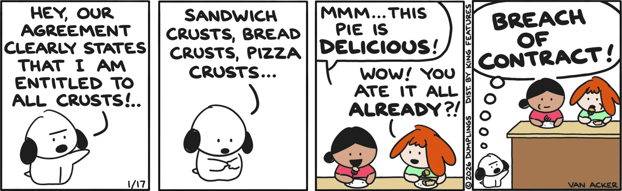 Dumplings Comic Strip 2026-01-17 | Comics Kingdom