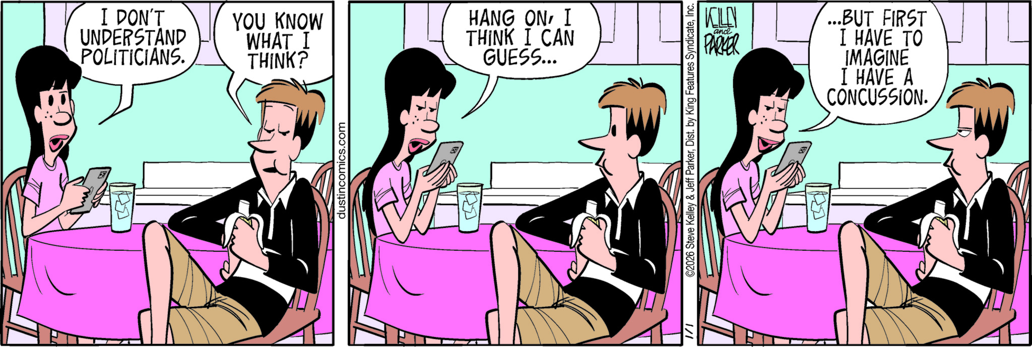Dustin Comic Strip 2026-01-01 | Comics Kingdom