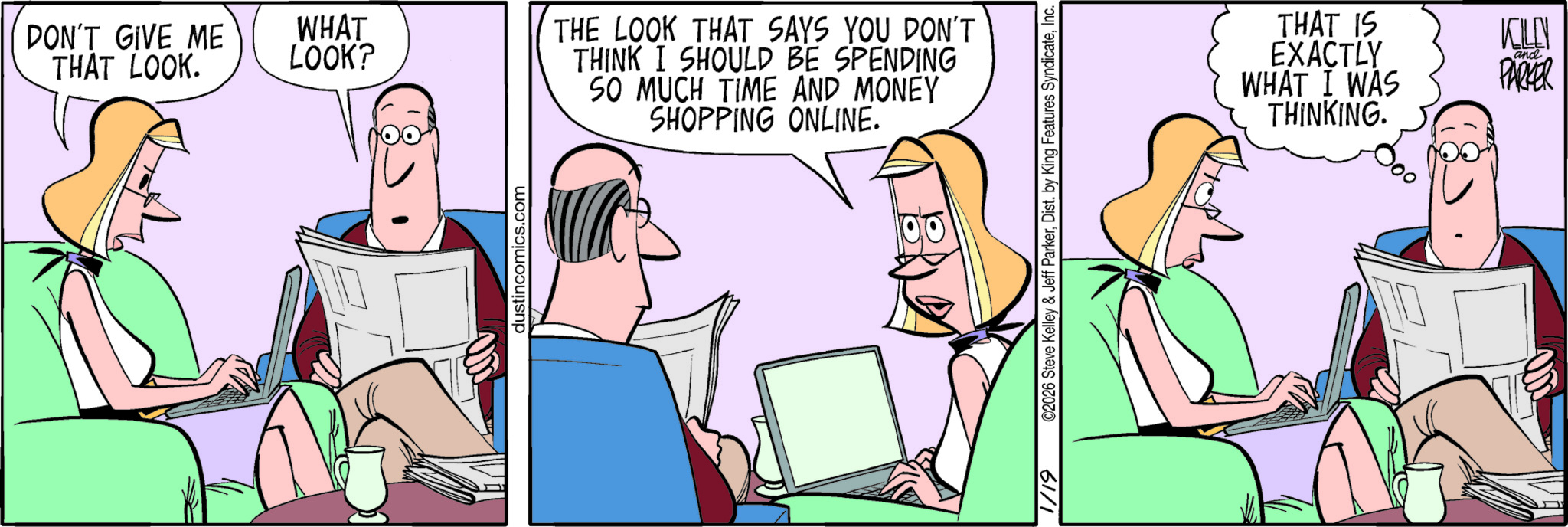 Dustin Comic Strip 2026-01-19 | Comics Kingdom