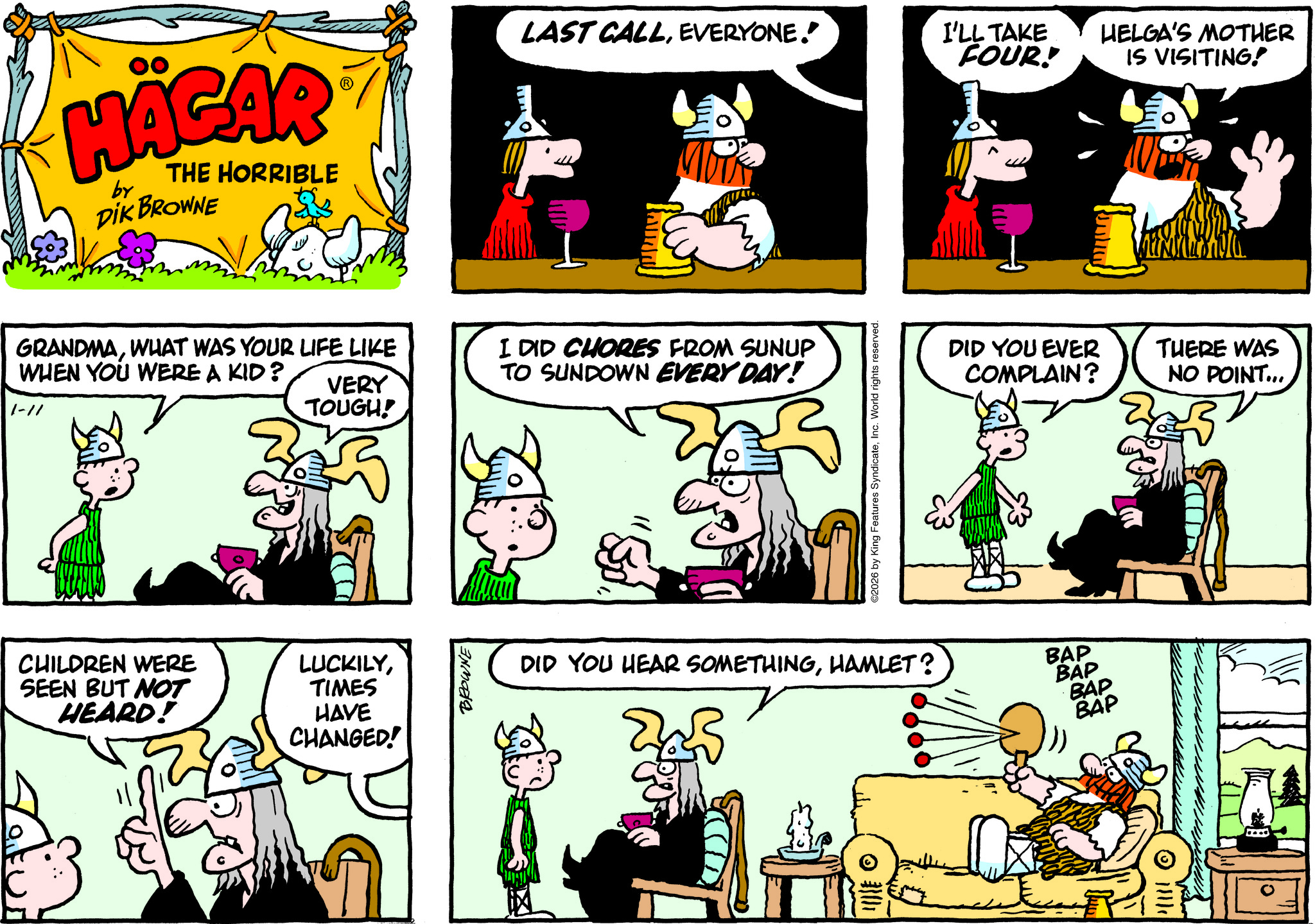 Hagar The Horrible Comic Strip 2026-01-11 | Comics Kingdom