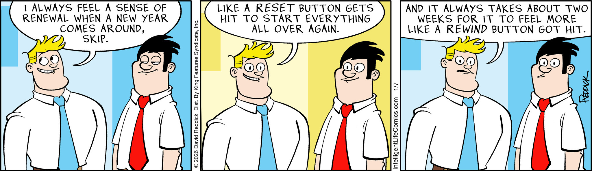Intelligent Life Comic Strip 2026-01-07 | Comics Kingdom