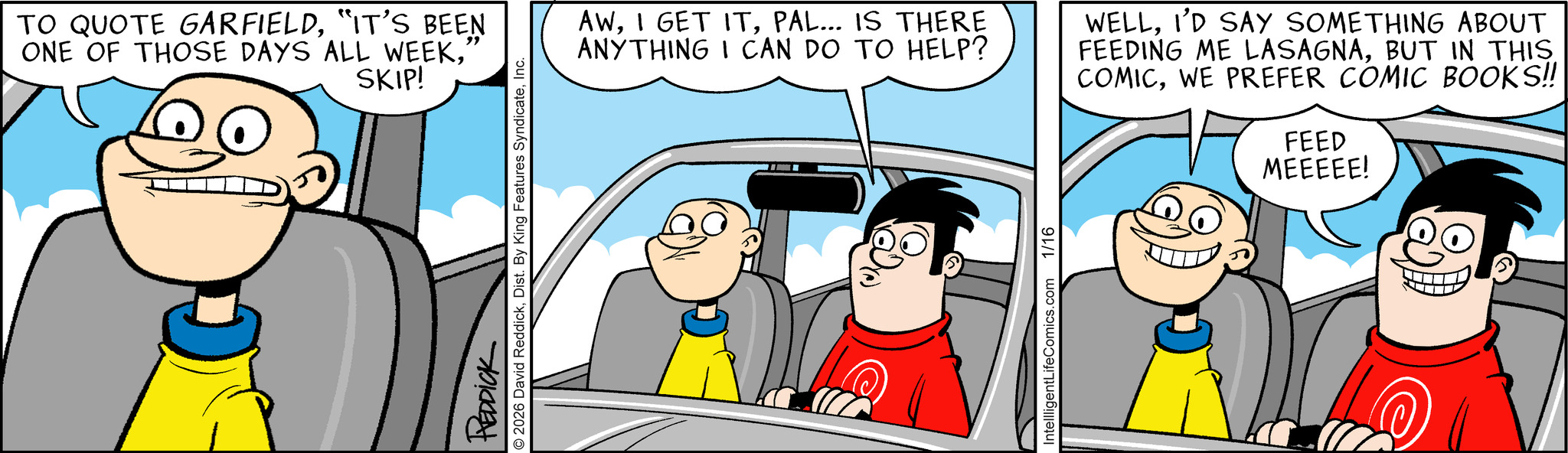 Intelligent Life Comic Strip 2026-01-16 | Comics Kingdom