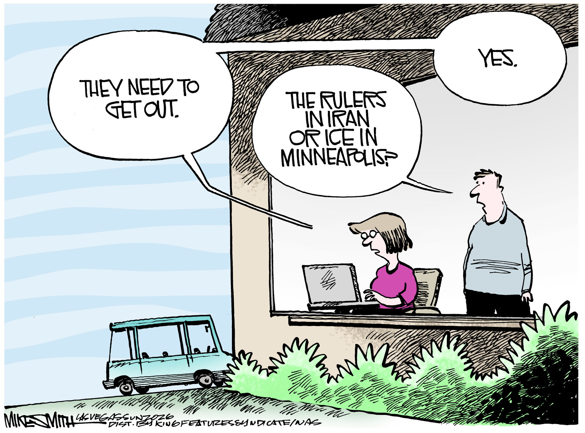 Mike Smith Comic Strip 2026-01-13 | Comics Kingdom