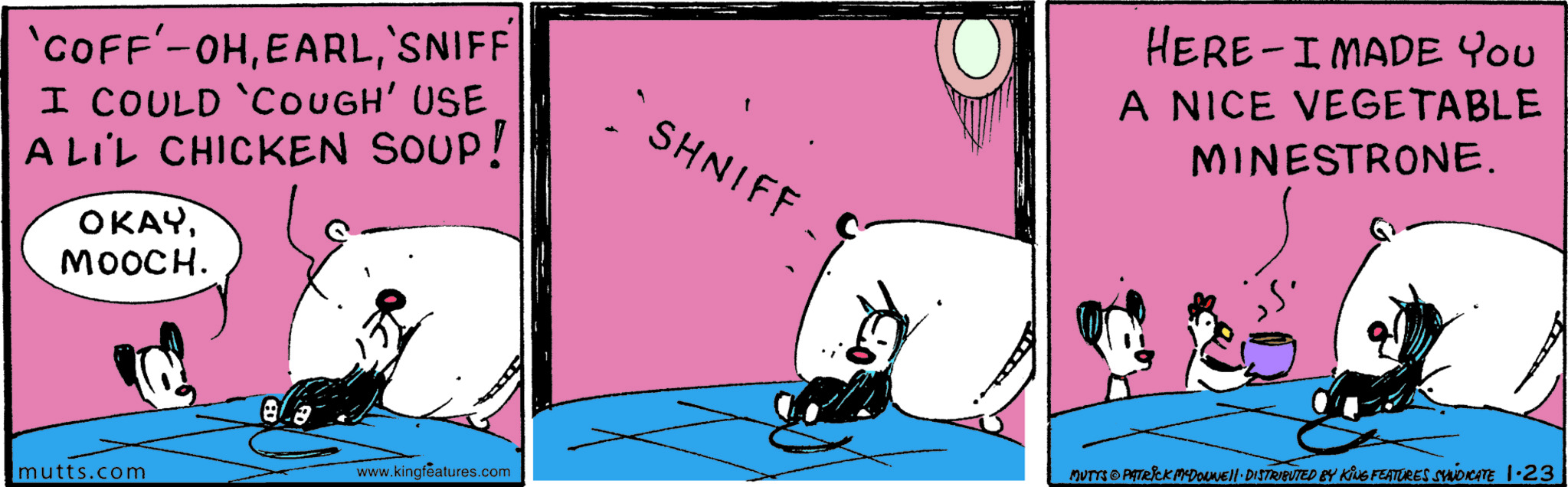 Mutts Comic Strip 2026-01-23 | Comics Kingdom