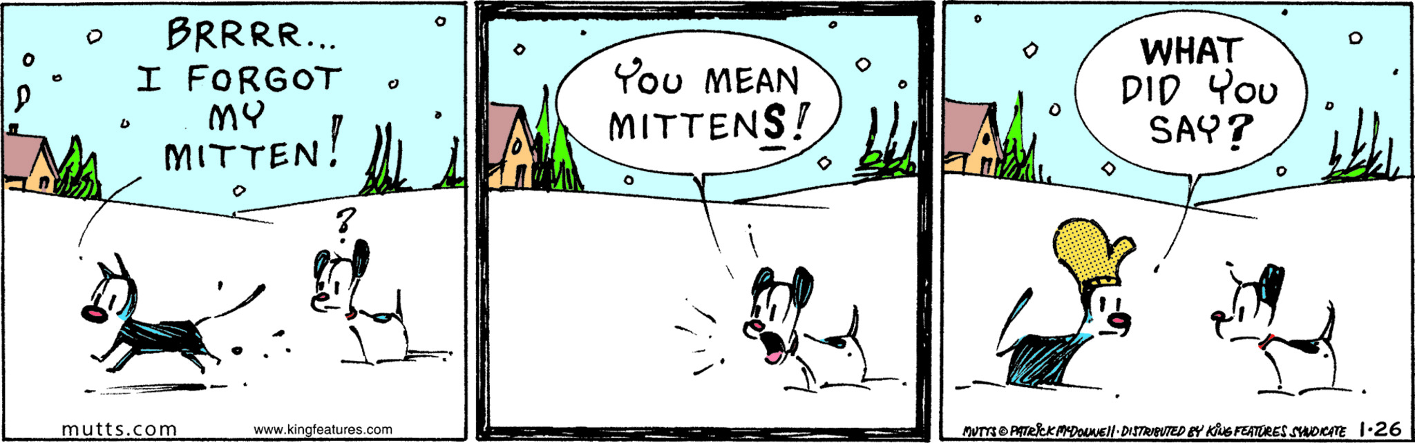 Mutts Comic Strip 2026-01-26 | Comics Kingdom