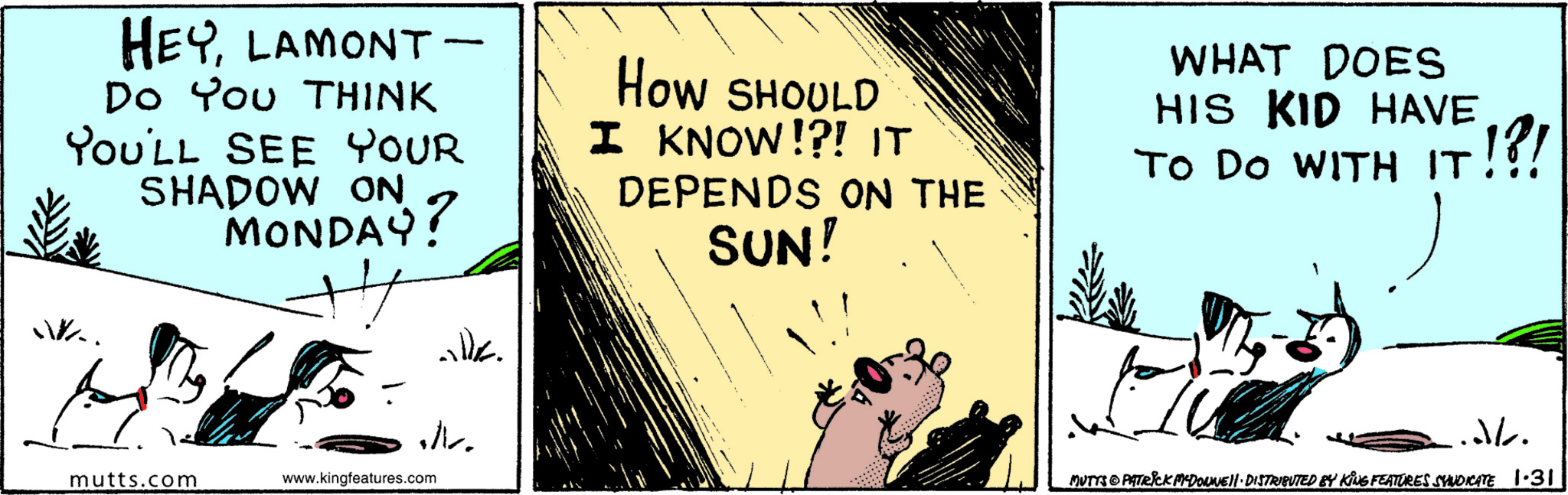 Mutts Comic Strip 2026-01-31 | Comics Kingdom