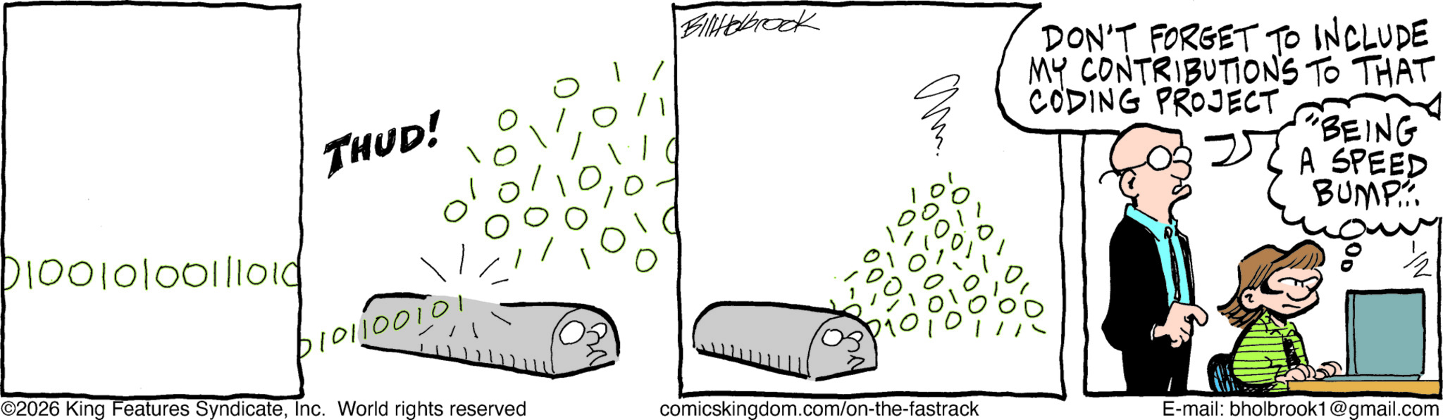 On The Fastrack Comic Strip 2026-01-02 | Comics Kingdom