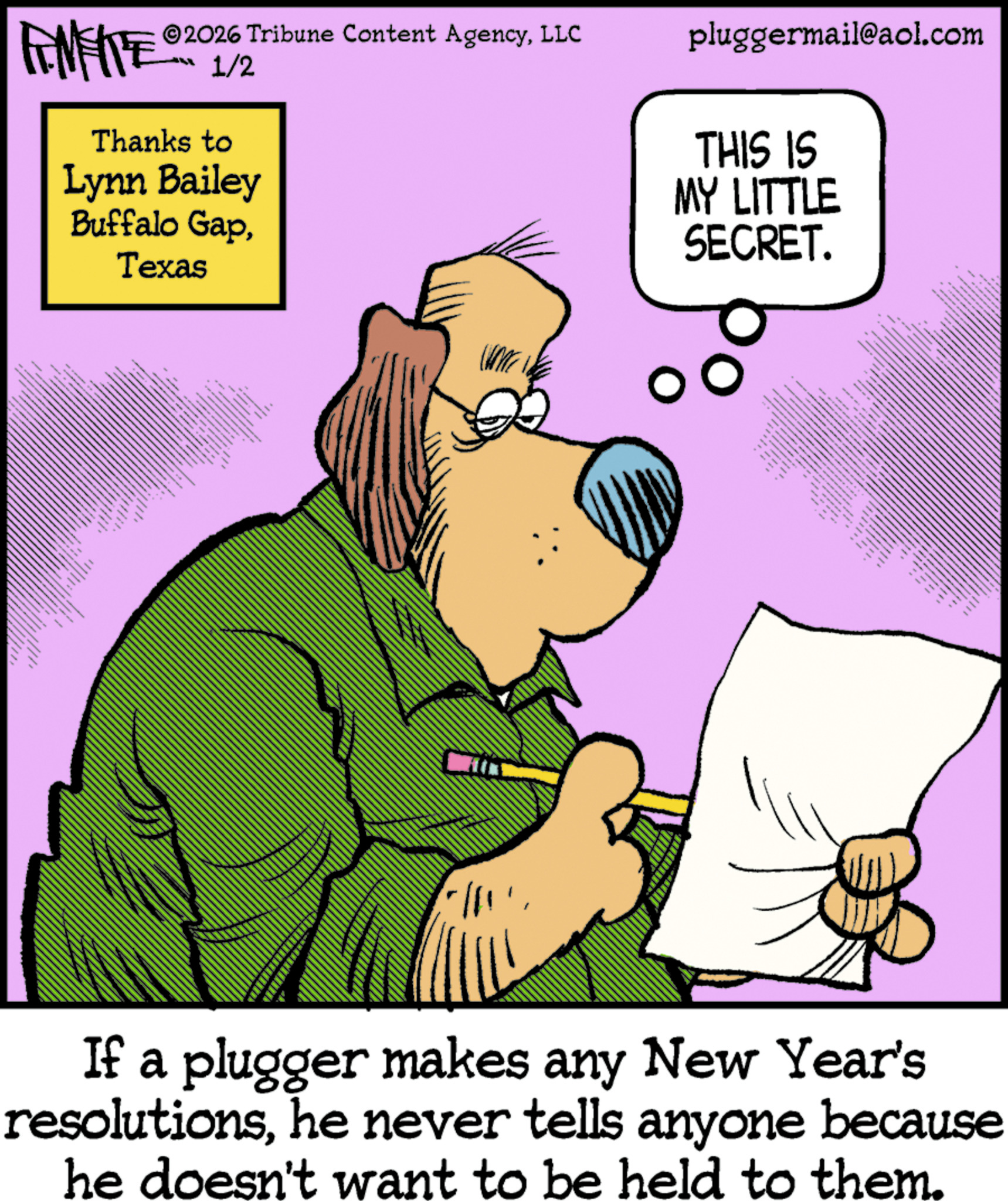 Pluggers Comic Strip 2026-01-02 | Comics Kingdom
