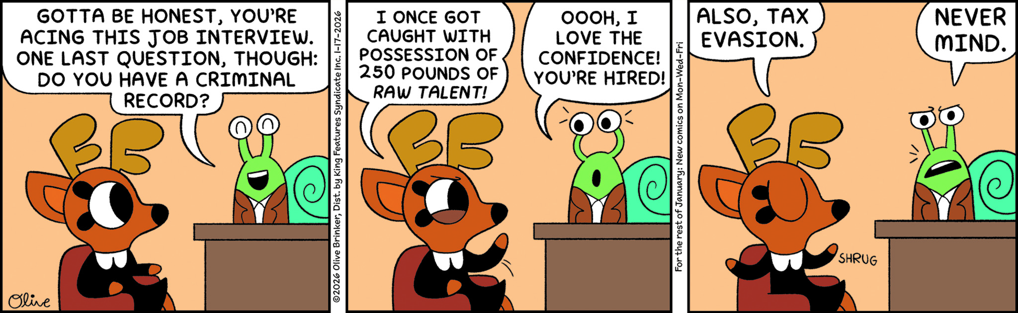 Rae The Doe Comic Strip 2026-01-17 | Comics Kingdom