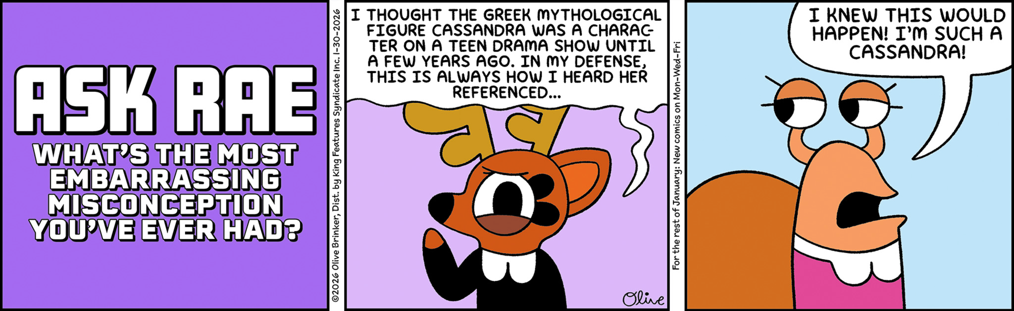 Rae The Doe Comic Strip 2026-01-30 | Comics Kingdom
