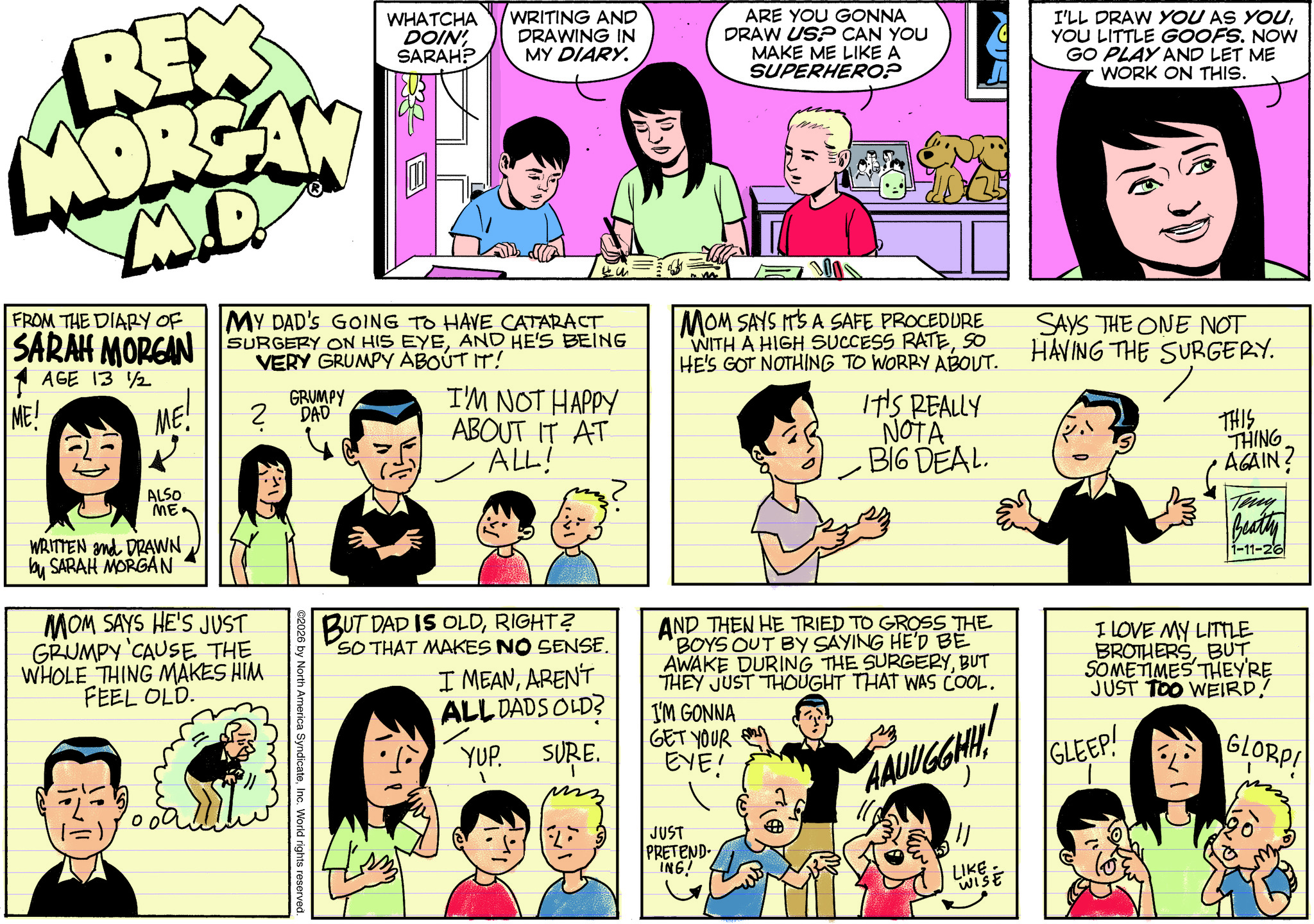 Rex Morgan M.D. Comic Strip 2026-01-11 | Comics Kingdom