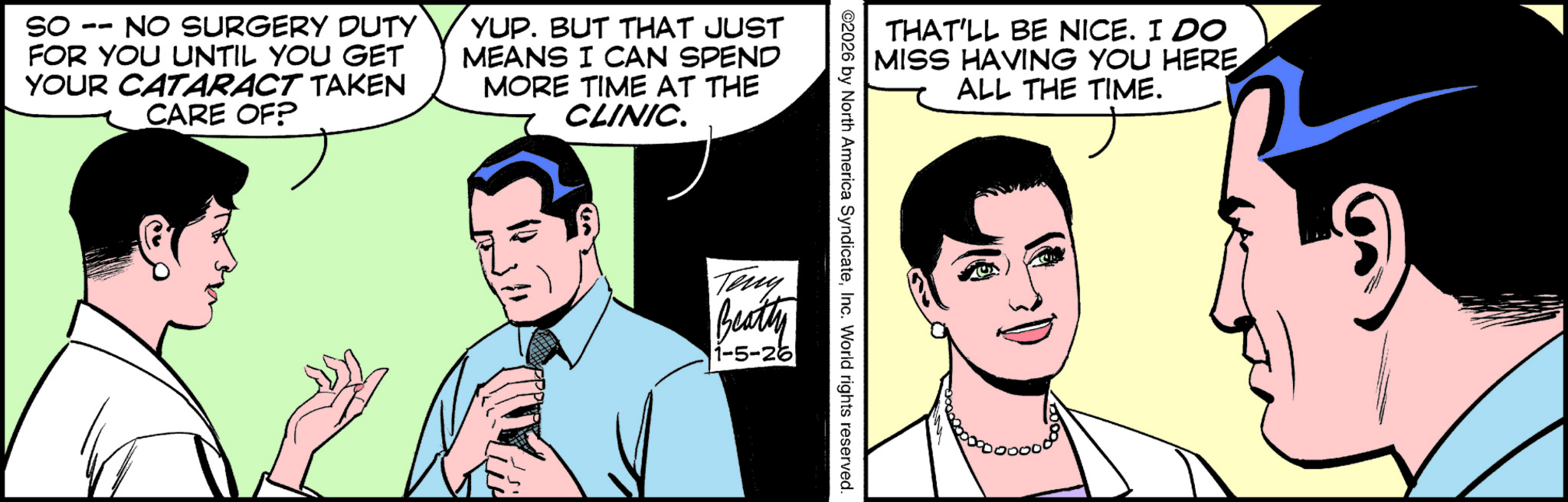 Rex Morgan M.D. Comic Strip 2026-01-05 | Comics Kingdom