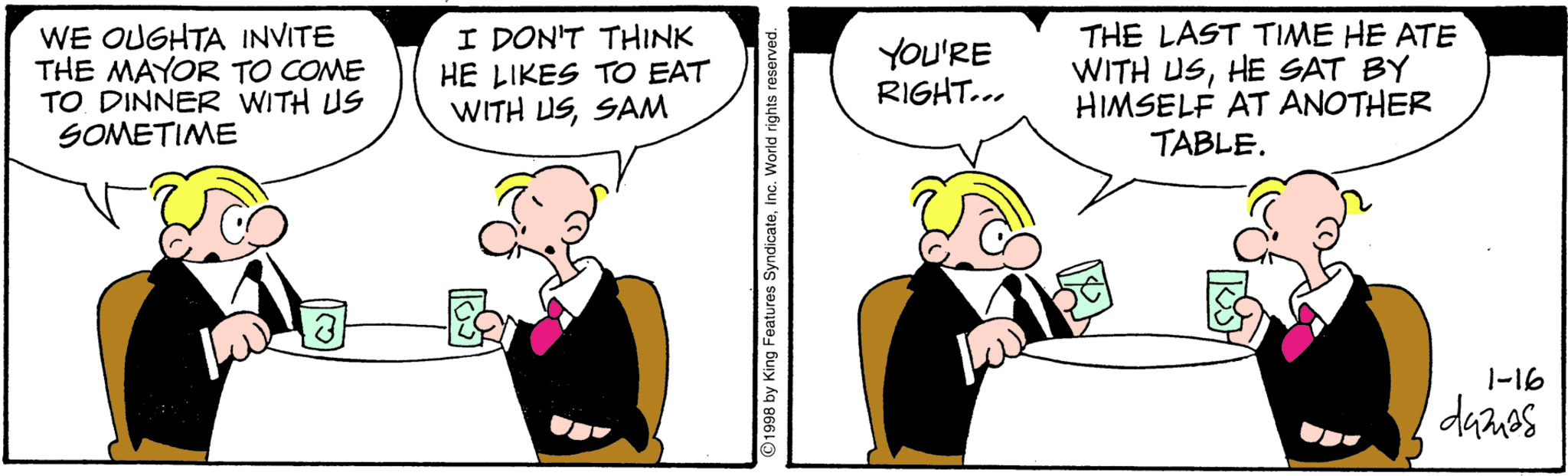 Sam And Silo Comic Strip 2026-01-16 | Comics Kingdom