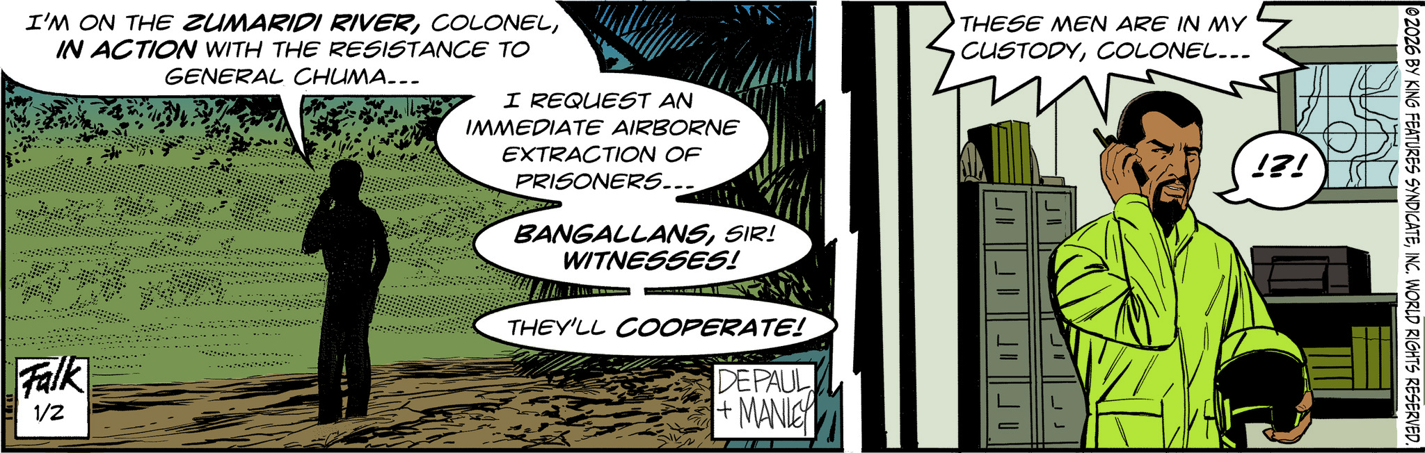 The Phantom Comic Strip 2026-01-02 | Comics Kingdom