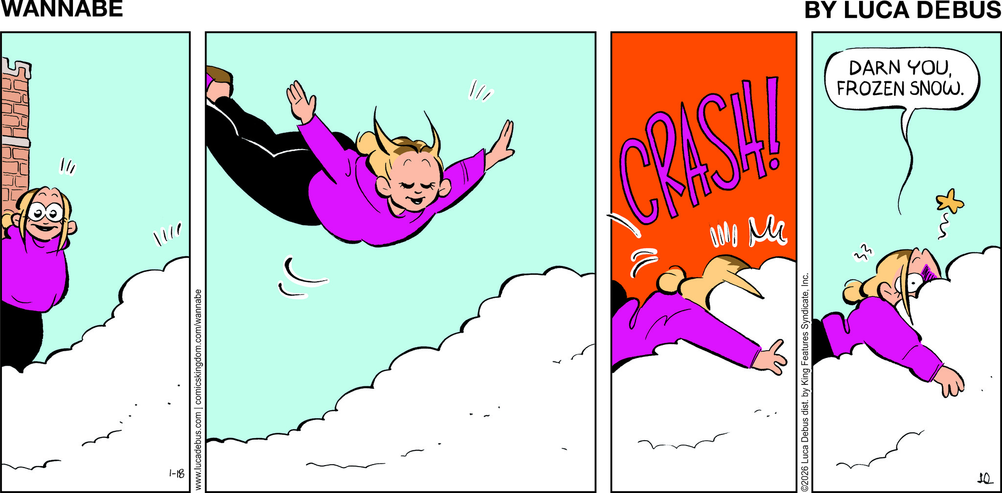 Wannabe Comic Strip 2026-01-18 | Comics Kingdom