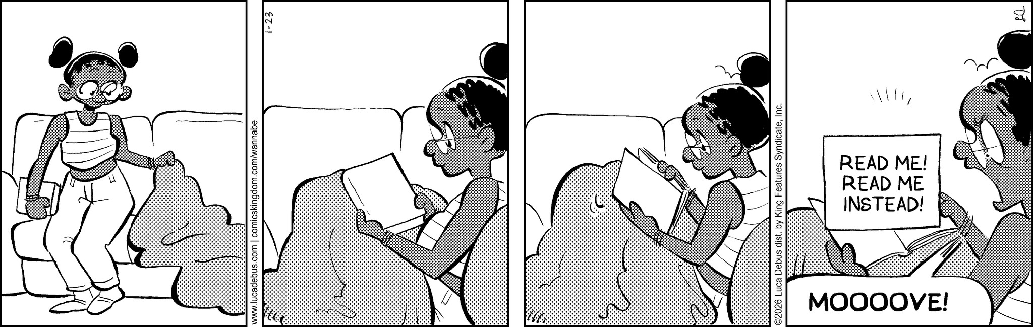 Wannabe Comic Strip 2026-01-23 | Comics Kingdom