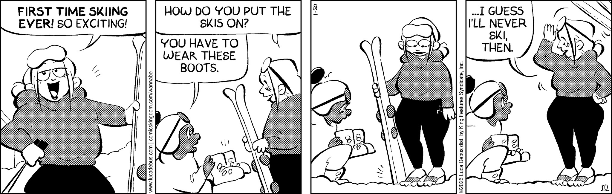 Wannabe Comic Strip 2026-01-20 | Comics Kingdom