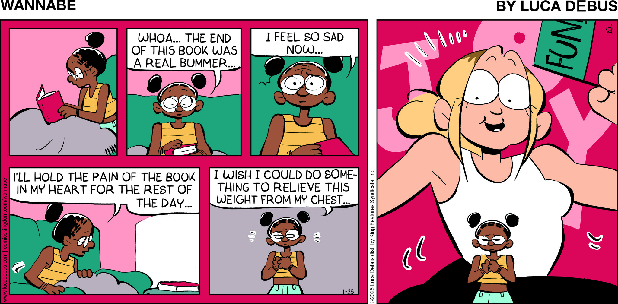 Wannabe Comic Strip 2026-01-25 | Comics Kingdom