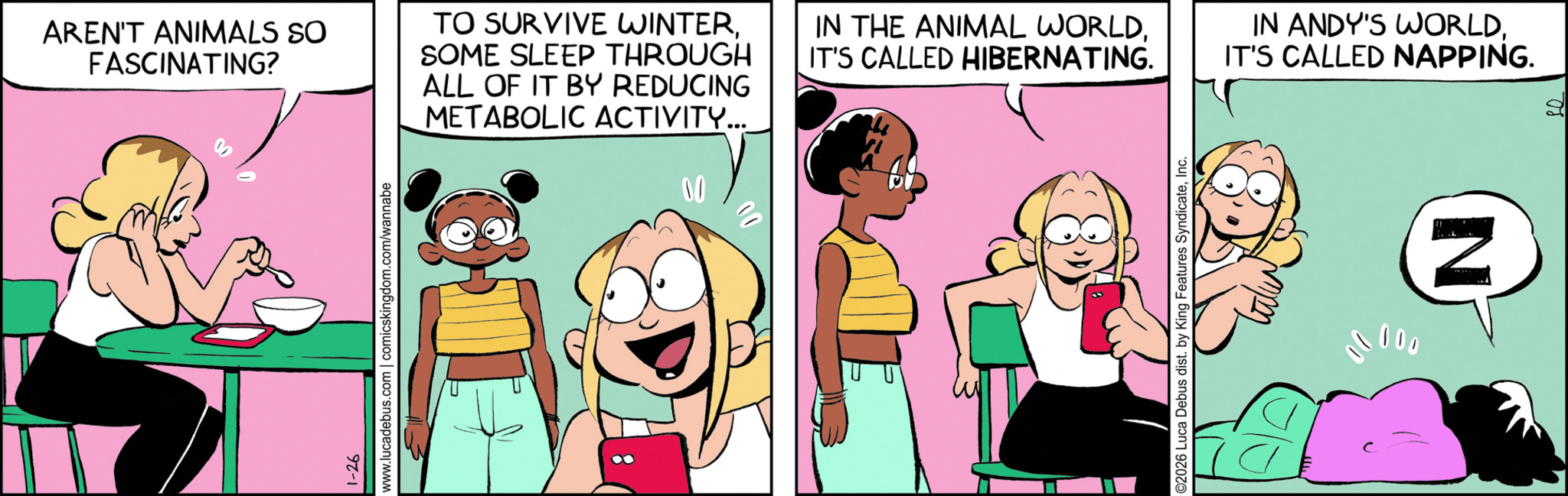Wannabe Comic Strip 2026-01-26 | Comics Kingdom
