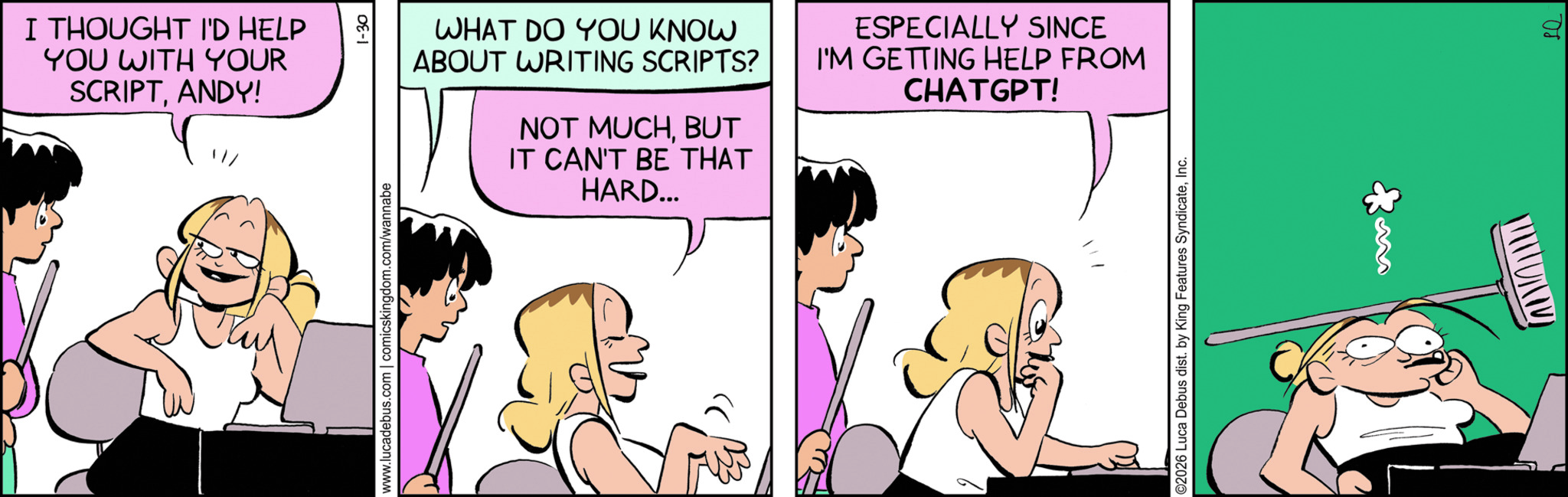 Wannabe Comic Strip 2026-01-30 | Comics Kingdom
