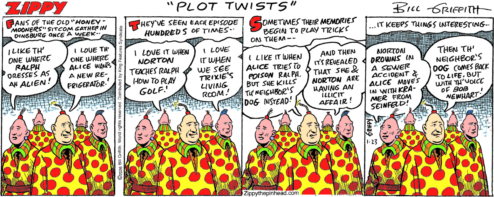 Zippy The Pinhead Comic Strip 2026-01-23 | Comics Kingdom