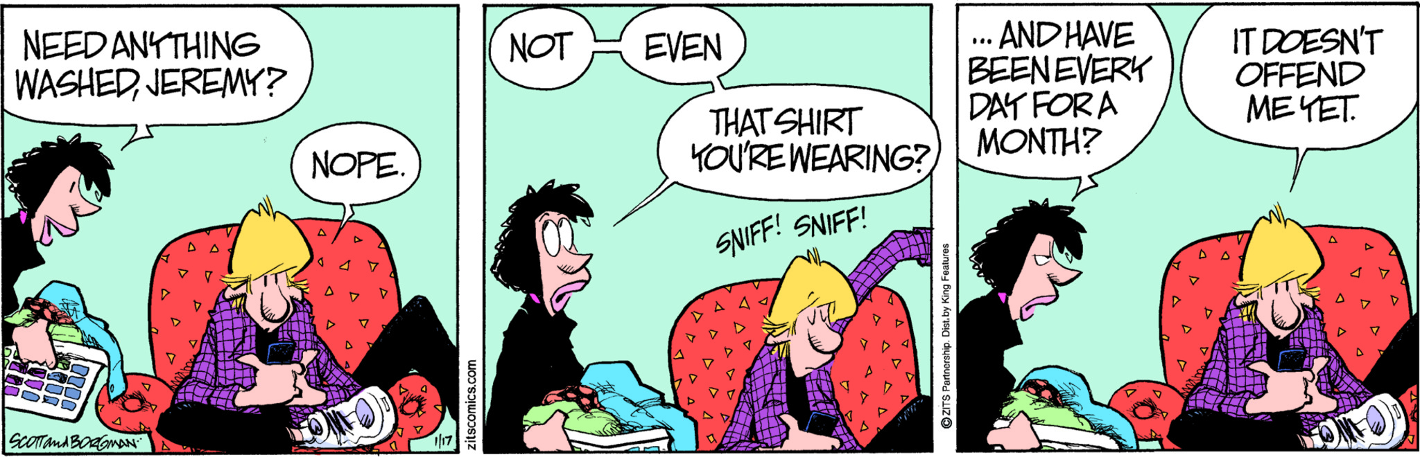 Zits Comic Strip 2026-01-17 | Comics Kingdom