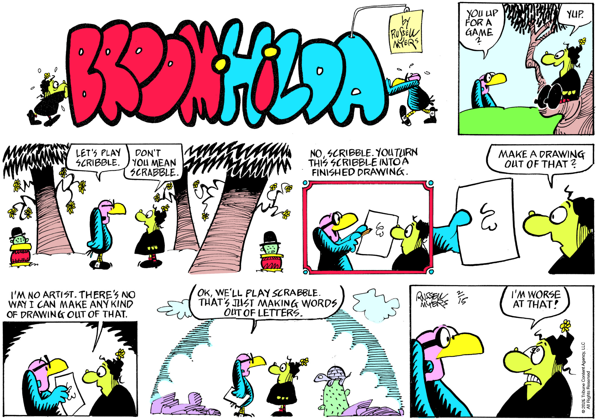 Broom-Hilda Comic Strip 2026-02-15 | Comics Kingdom