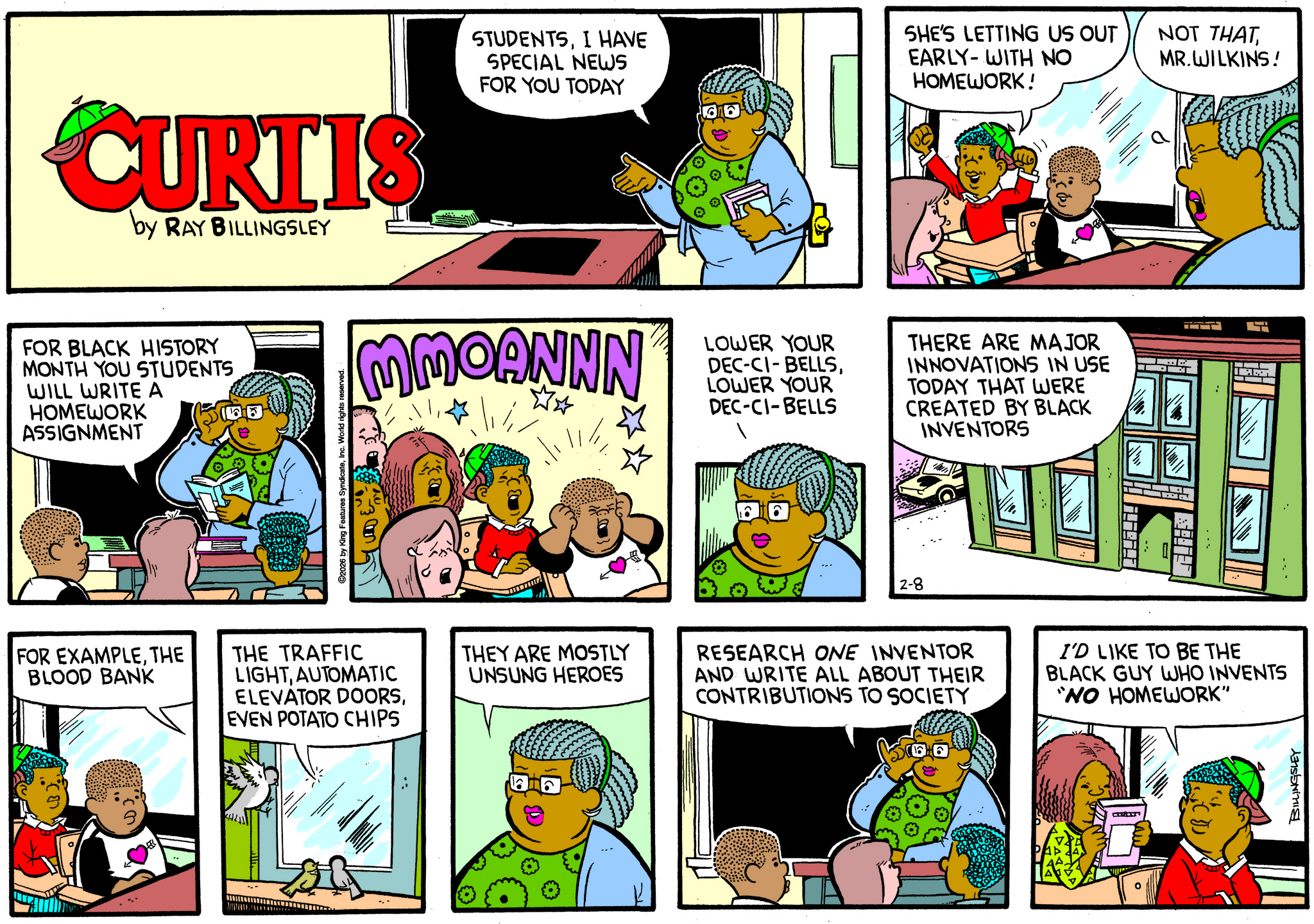 Curtis Comic Strip 2026-02-08 | Comics Kingdom
