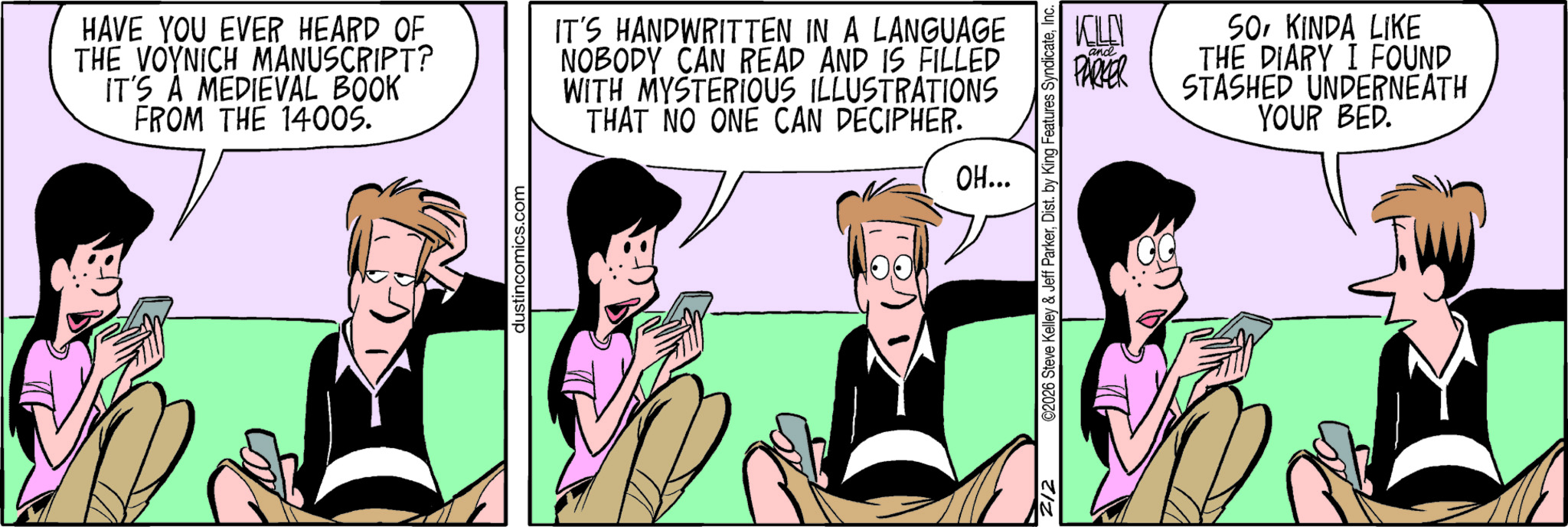 Dustin Comic Strip 2026-02-02 | Comics Kingdom