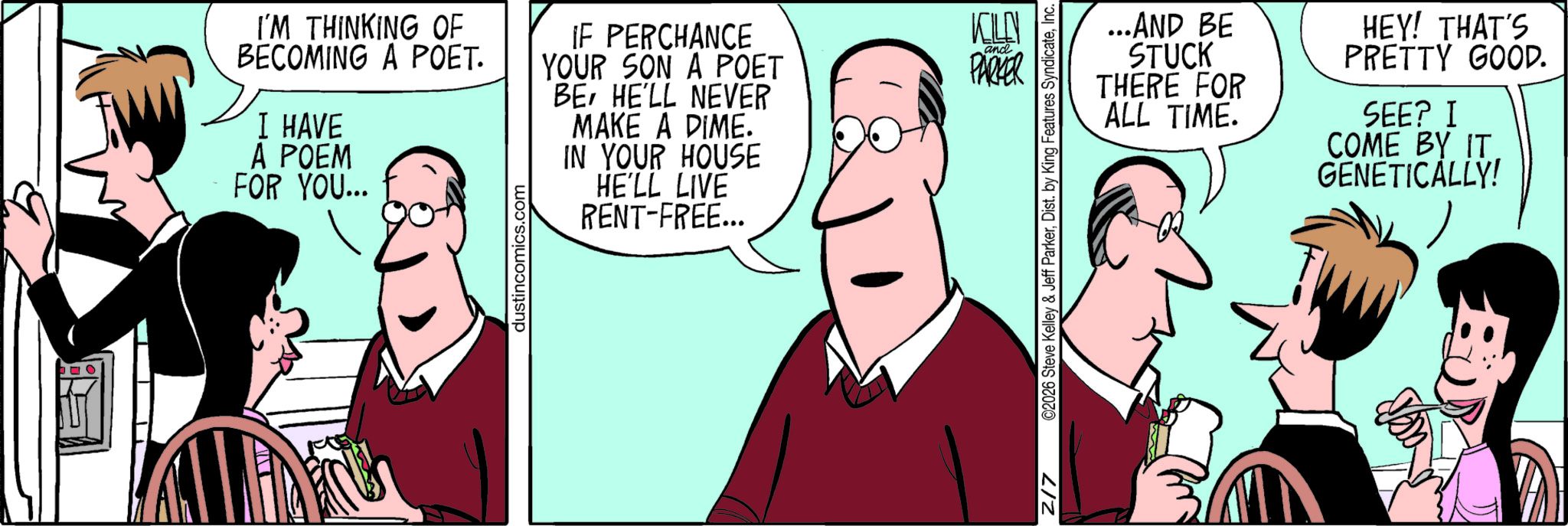 Dustin Comic Strip 2026-02-07 | Comics Kingdom