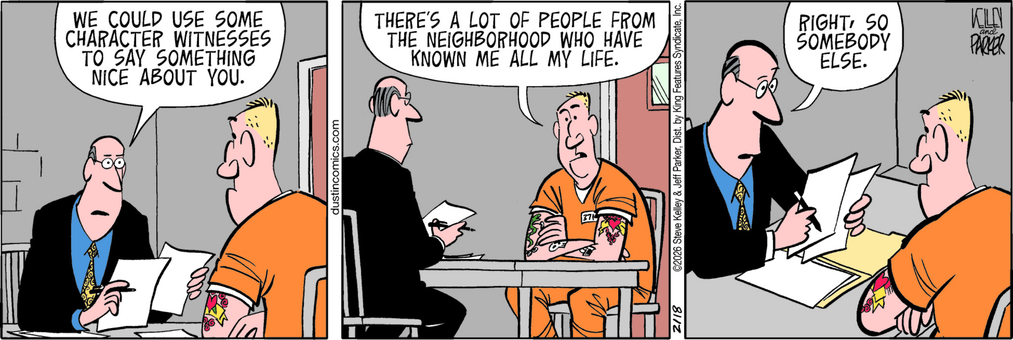 Dustin Comic Strip 2026-02-18 | Comics Kingdom
