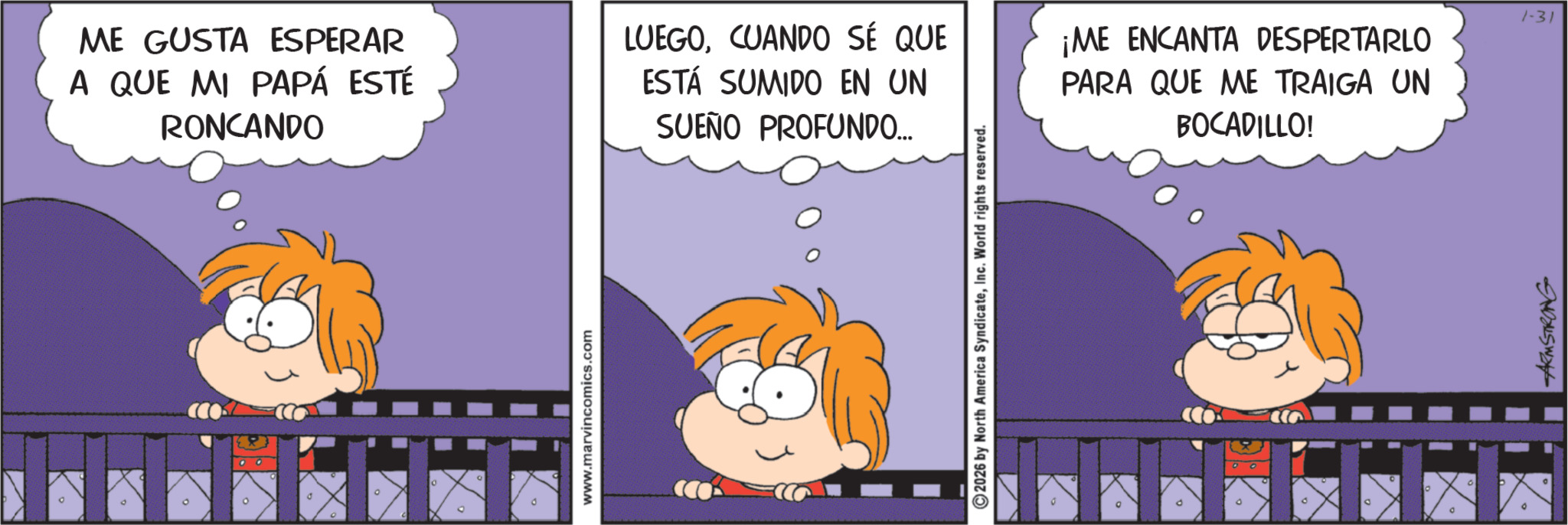 Marvin Comic Strip 2026-02-21 | Comics Kingdom