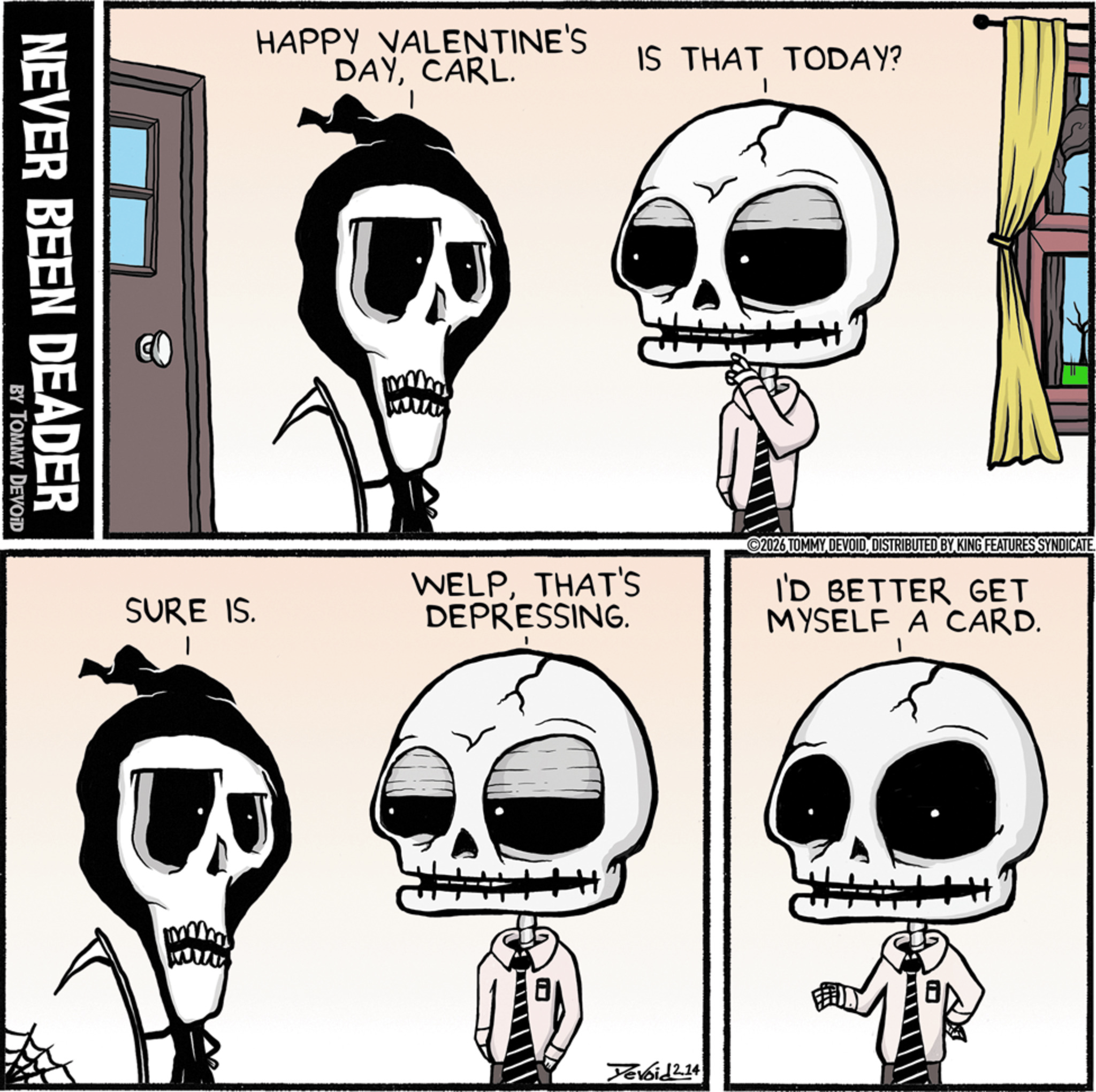 Never Been Deader Comic Strip 2026-02-14 | Comics Kingdom